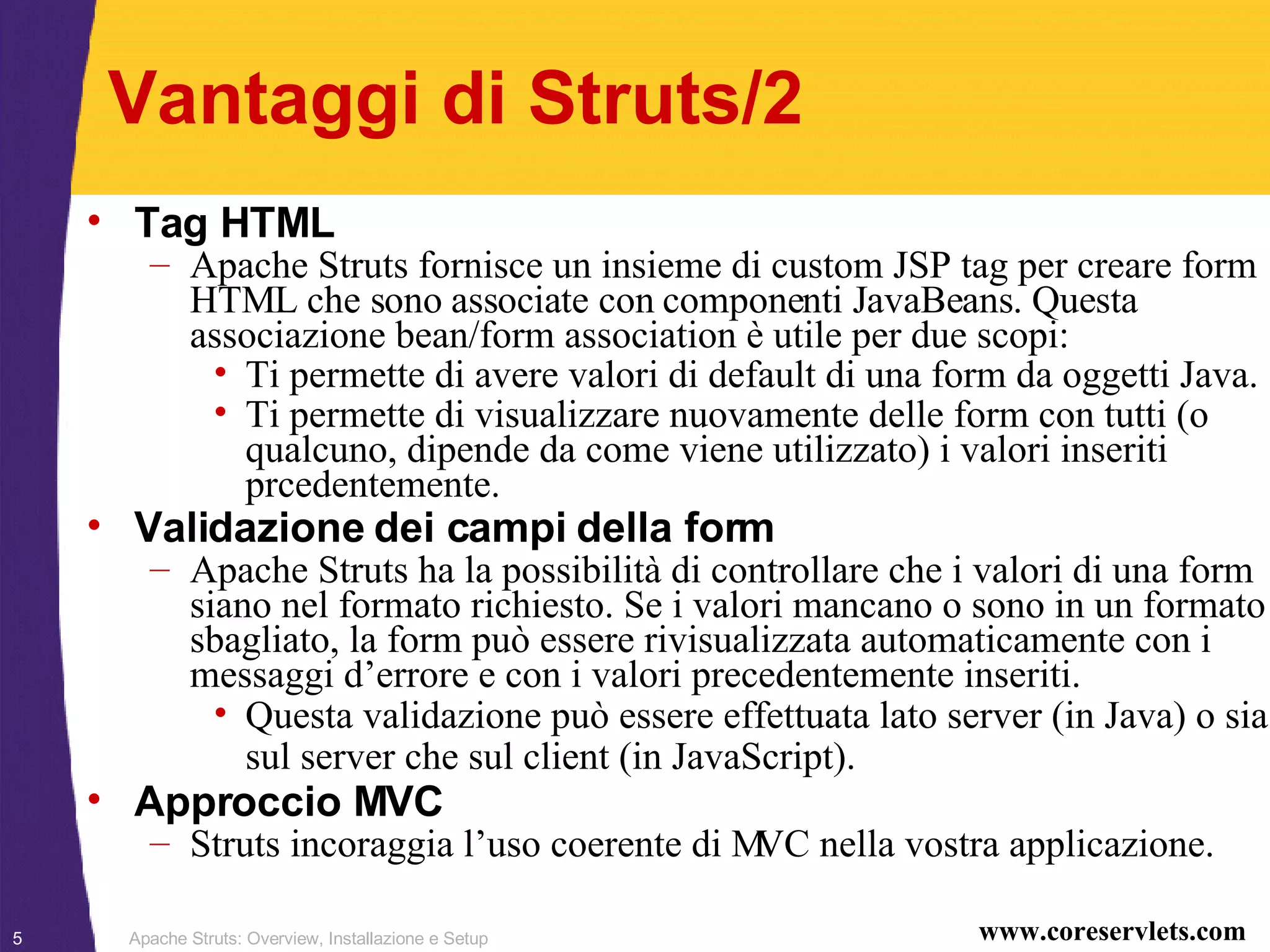 Struts - Overview, Installazione e Setup | PPT