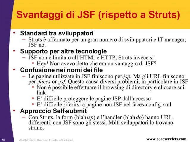 Struts - Overview, Installazione e Setup | PPT