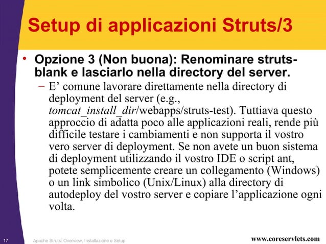 Struts - Overview, Installazione e Setup | PPT