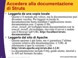 Struts - Overview, Installazione e Setup | PPT
