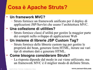Struts - Overview, Installazione e Setup | PPT
