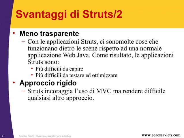 Struts - Overview, Installazione e Setup | PPT