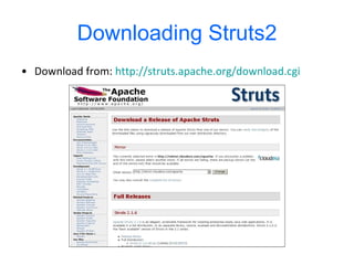 Struts2 course chapter 2: installation and configuration | PPT
