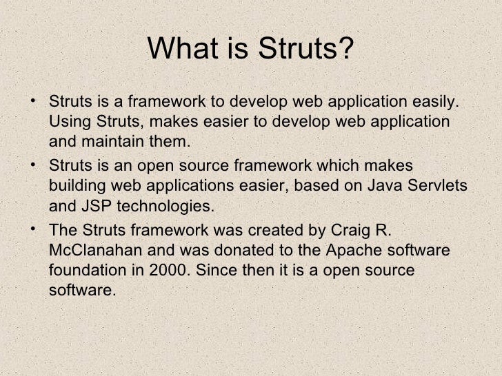 Struts 2 Overview