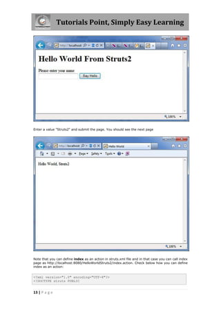 Struts2 tutorial | PDF