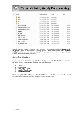 Struts2 tutorial | PDF