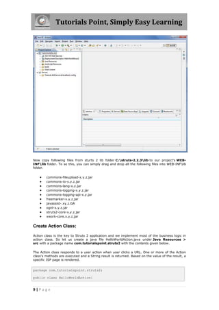 Struts2 tutorial | PDF