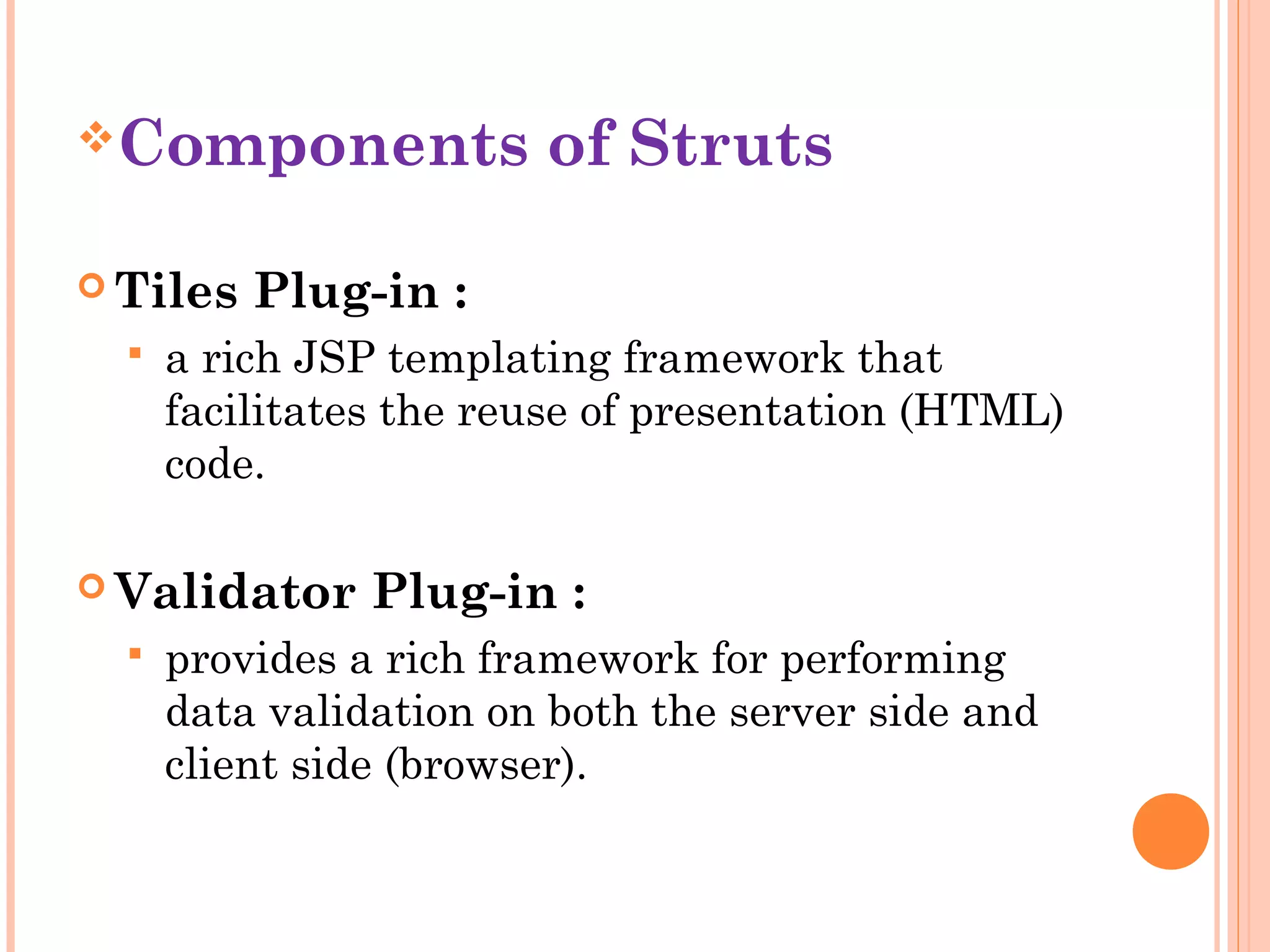 Struts(mrsurwar) ppt | PPT | Web Design and HTML | Internet