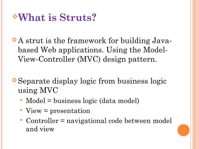 Struts(mrsurwar) ppt | PPT
