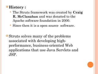 Struts(mrsurwar) ppt | PPT | Web Design and HTML | Internet