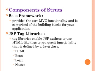 Struts(mrsurwar) ppt | PPT | Web Design and HTML | Internet