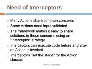 Struts Interceptors | PPTX