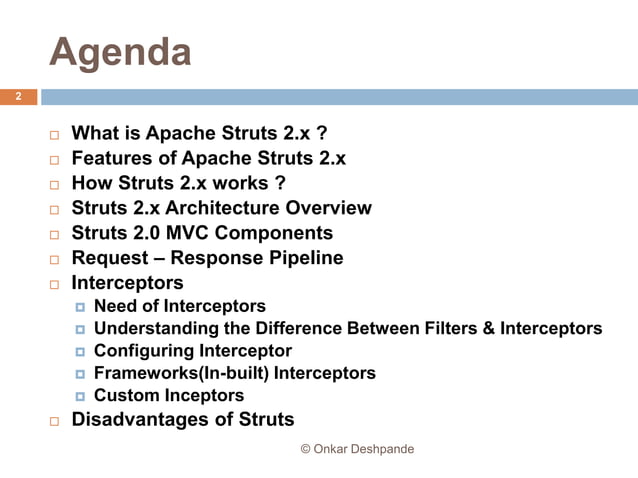 Struts Interceptors | PPT