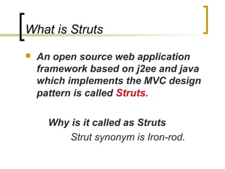 Struts Ppt 1 | PPT | Web Development | Internet