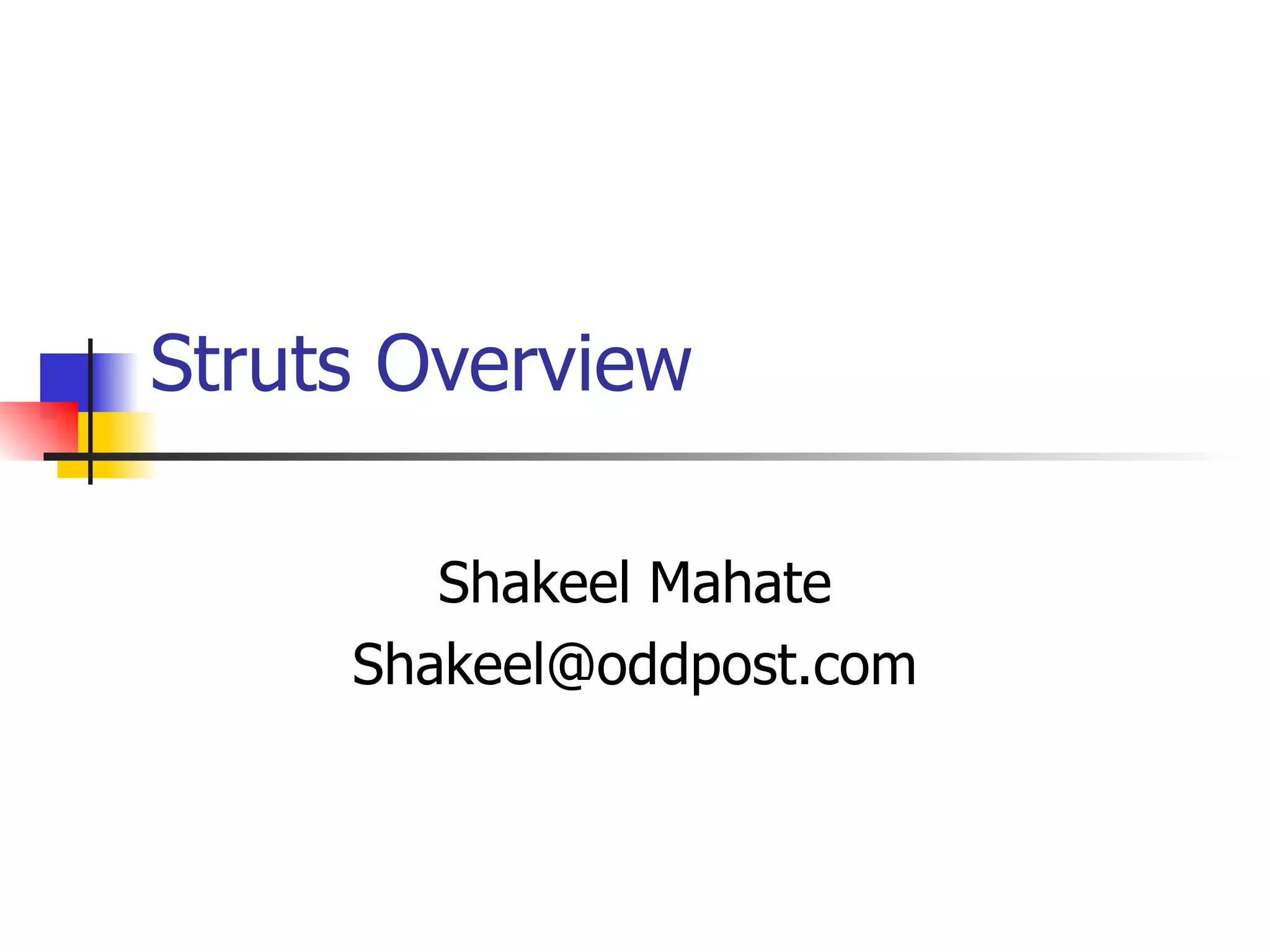 Struts Overview | PPT