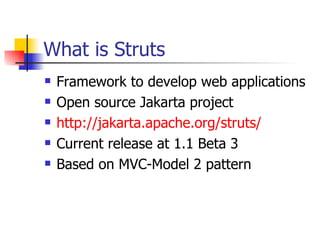 Struts Overview | PPT