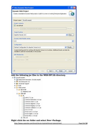 Struts tutorial | PDF