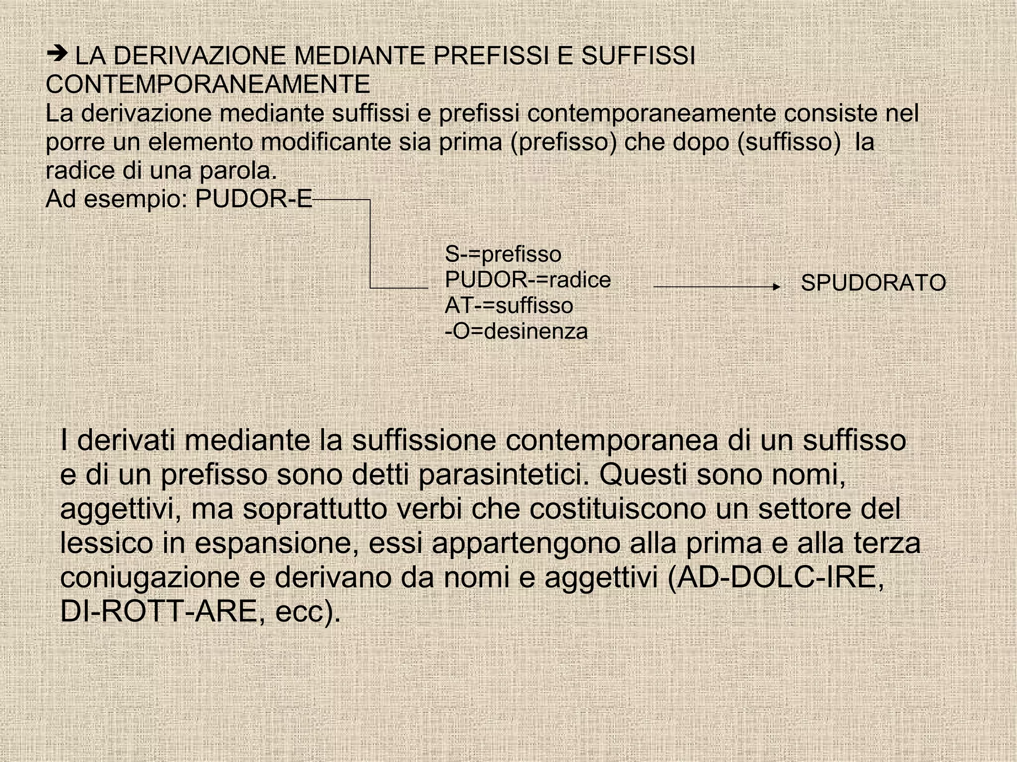 Struttura e-formazione-delle-parole | PPT