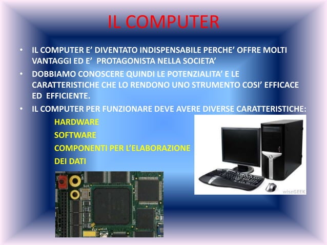 Struttura computer | PPTX