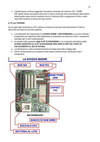 Struttura dell'elaboratore (sample) | DOCX | Data Storage and ...