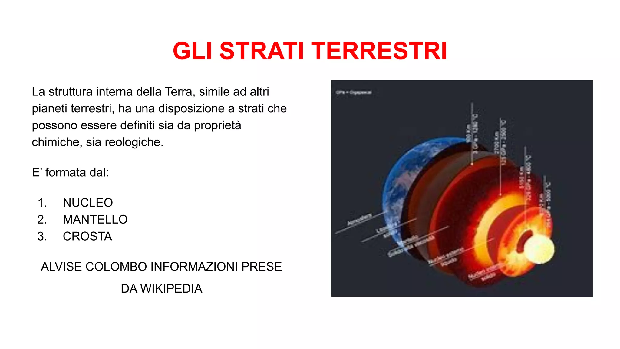 La struttura della terra | PDF