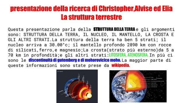 La struttura della terra | PDF | Geology | Science