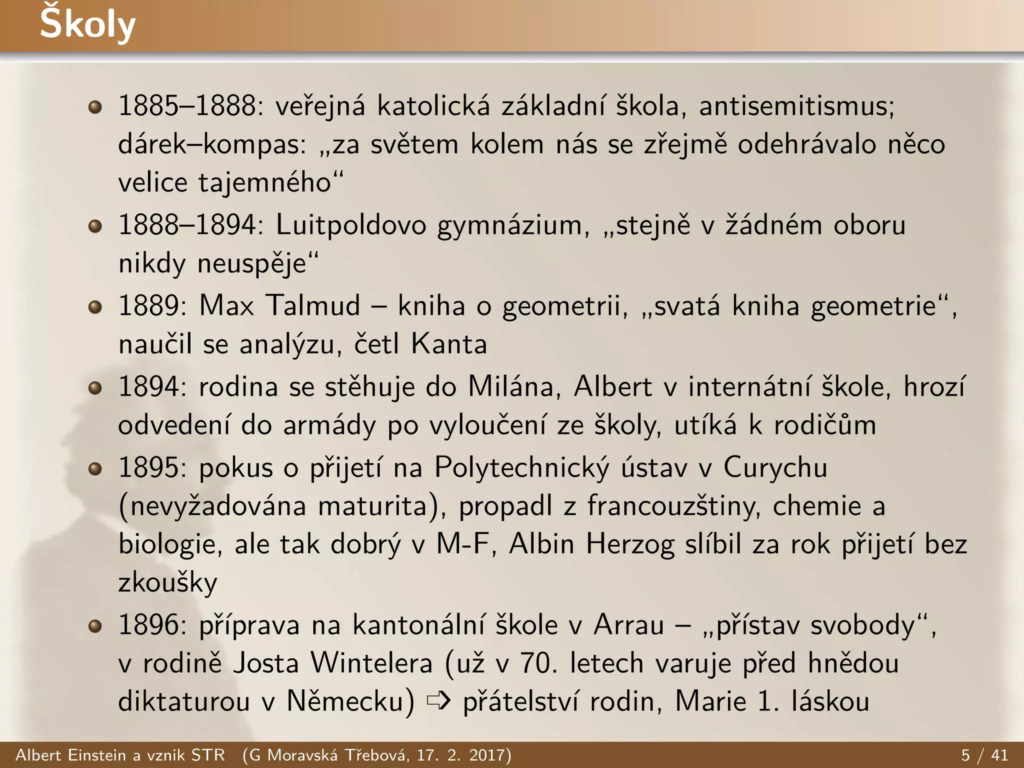 Albert Einstein a speciální teorie relativity | PDF