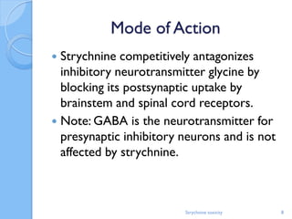 Strychinine poisoning (Nux vomica) / spinal poison | PDF