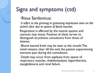 Strychinine poisoning (Nux vomica) / Rodenticide/ tetanus/ spinal ...