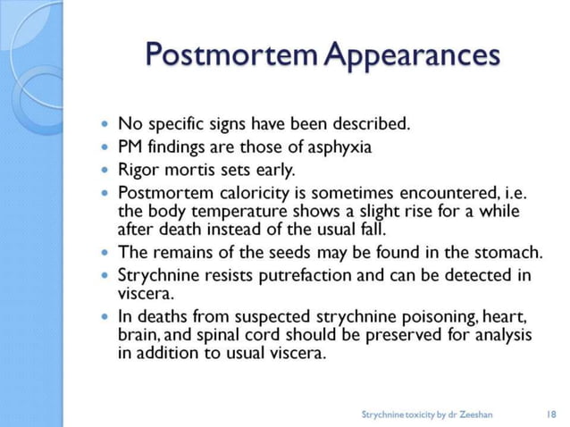 Strychinine poisoning (Nux vomica) / Rodenticide/ tetanus/ spinal ...