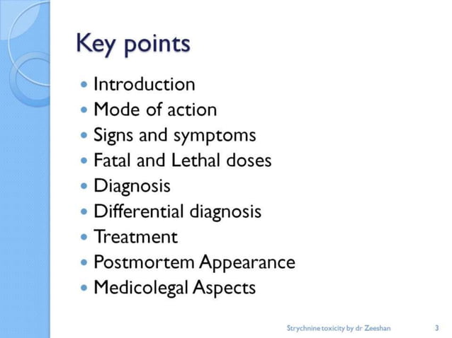Strychinine poisoning (Nux vomica) / Rodenticide/ tetanus/ spinal ...