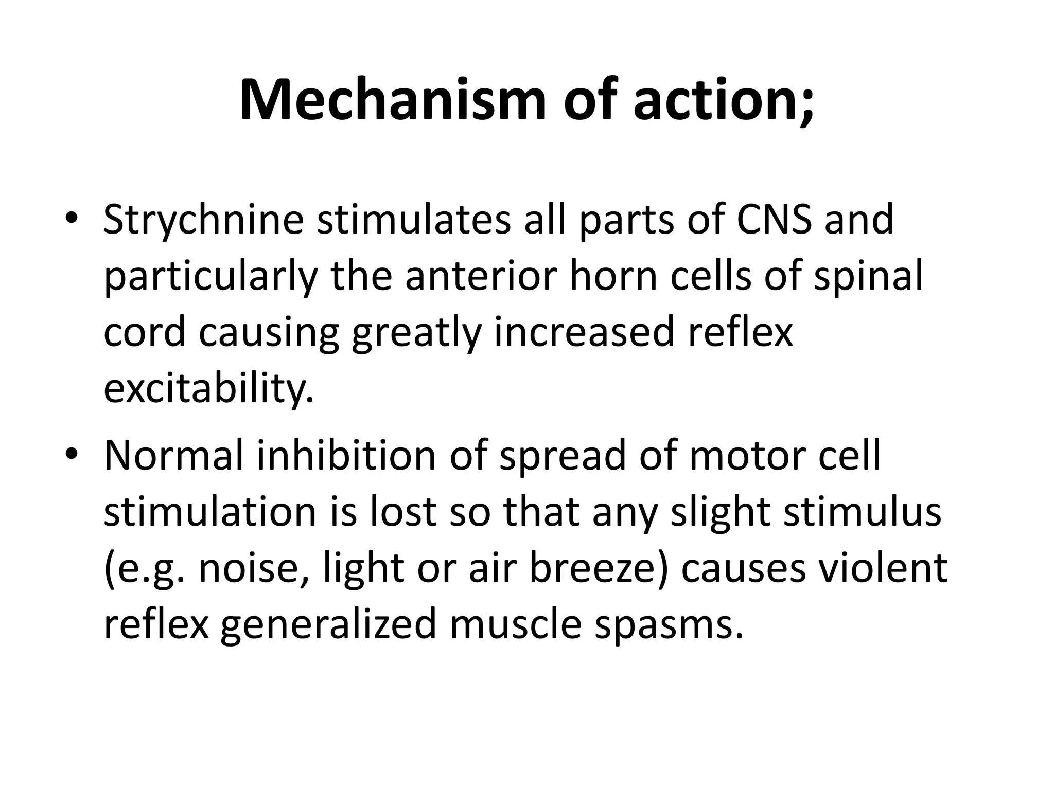 Strychnine-and-Curare-Poisoning slide share.pptx | Brain and Nervous ...