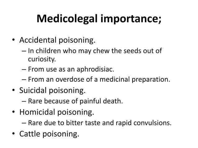 Strychnine-and-Curare-Poisoning slide share.pptx | Brain and Nervous ...