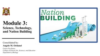 SCIENCE TECHNOLOGY AND SOCIETY MODULE 3 | PPTX