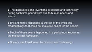Science, Technology, and Society lesson2: Intellectual Uprising | PPTX
