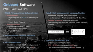 On NASA Space Shuttle Program Hardware and Software | PPT