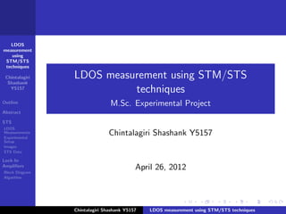 Presentation : STM/STS Techniques | PDF
