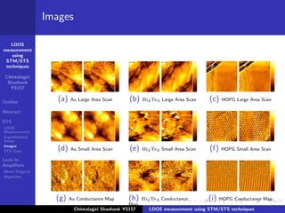 Presentation : STM/STS Techniques | PDF