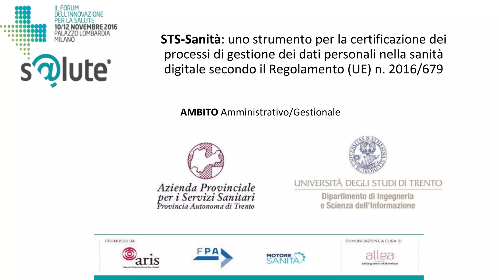 STS-Sanita | PPT