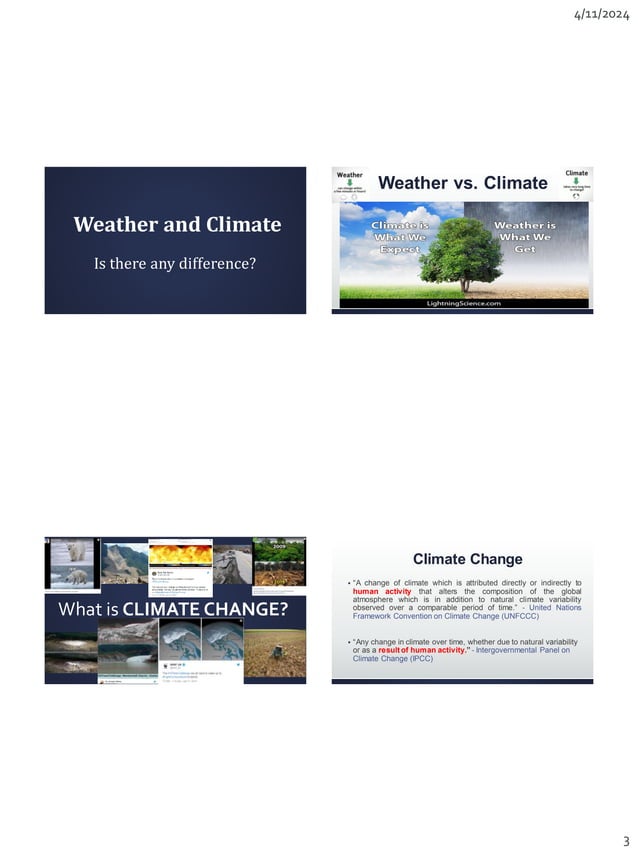 STS-UNIT 4 CLIMATE CHANGE POWERPOINT PRESENTATION | PDF | Indoor ...