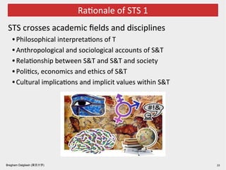 STS 1 From Philosophy of science to STS | PPT