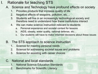 STS An Introduction - BCOE2A (1).p stspt | PPT