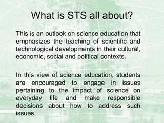 STS An Introduction and its Perpectives.ppt