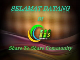 Sts community | PPT