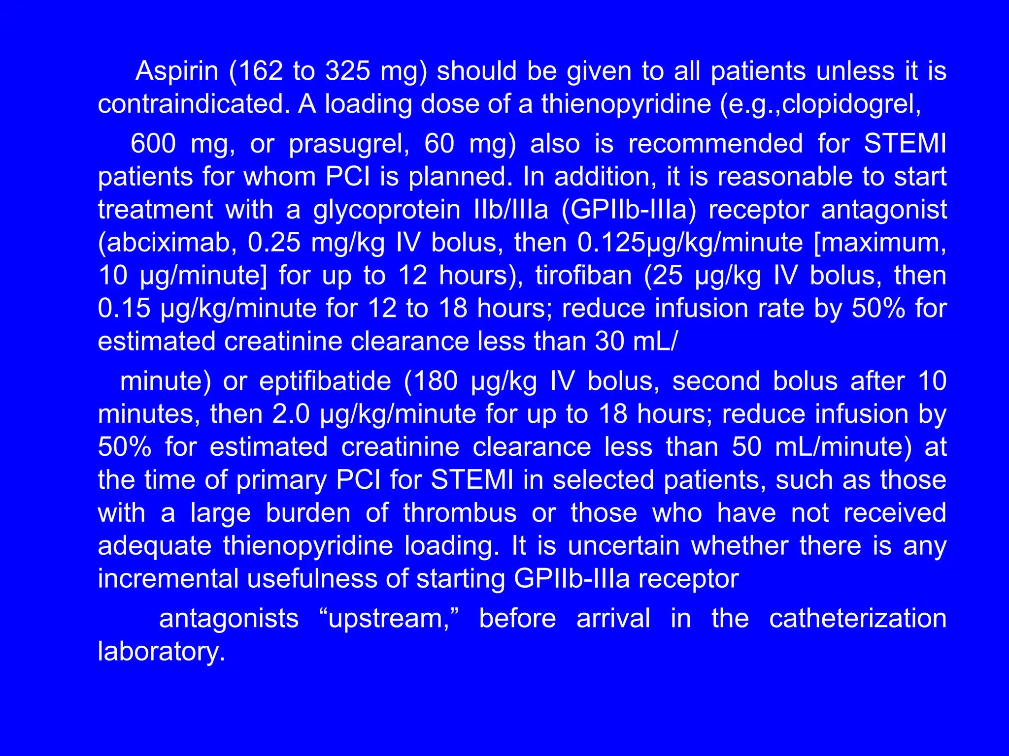 St Segment Elevation Acute Myocardial Infarction And Complications Of