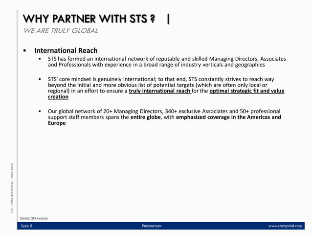 Sts Firm Overview May 2010 V3 | PPT