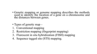 An introduction on sequence tagged site mapping | PPTX