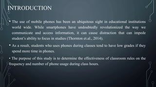 STS Problem about Phone Usage During Class Hours.pptx
