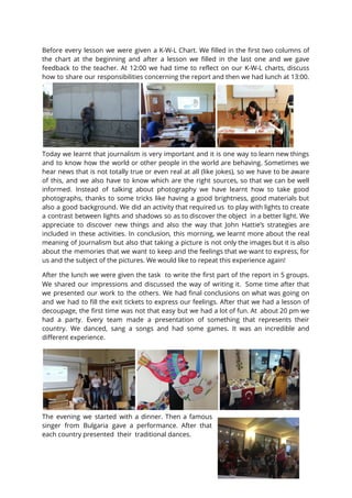 VT4P Erasmus plus Student training in Varna report | PDF