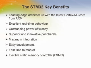 Study on 32-bit Cortex - M3 Powered MCU: STM32F101 | PPT